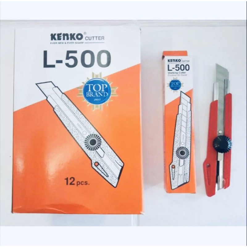 Jual Promo 1 Paket !!! Pisau Cutter Besar Kenko + Isi Cutter L-150 ...