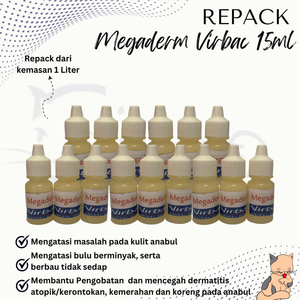 Jual MEGADERM VITAMIN BULU KUCING ANJING REPACK 15 ML | Shopee Indonesia