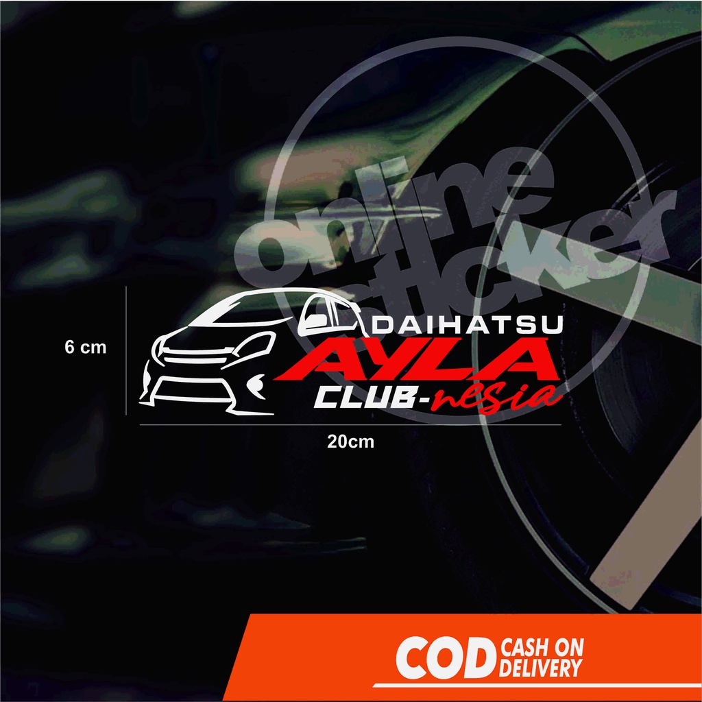 Jual Sticker Ayla Club-nesia I cutting sticker | Shopee Indonesia