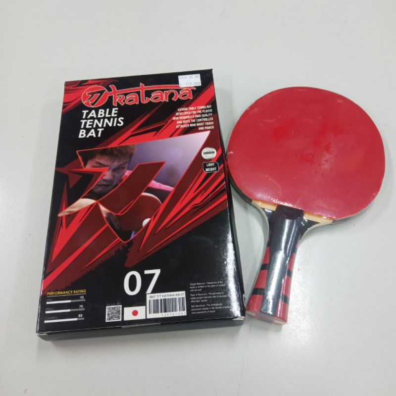 Jual bet pingpong ping pong tenis meja table tennis bat t/t katana KB - 07 | Shopee Indonesia
