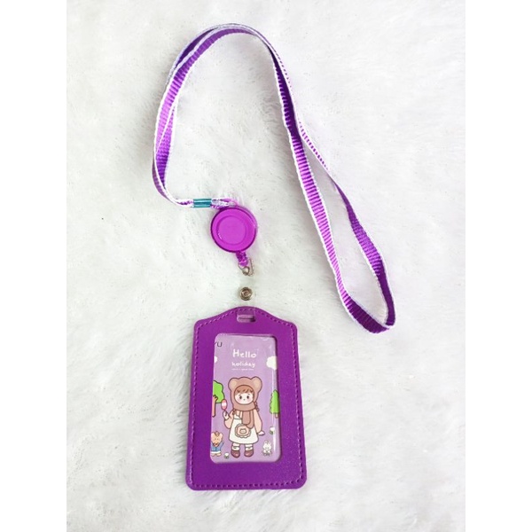 Jual ID Card Holder Name Tag Polos - Id Card Tarik - Name Tag ID Card ...