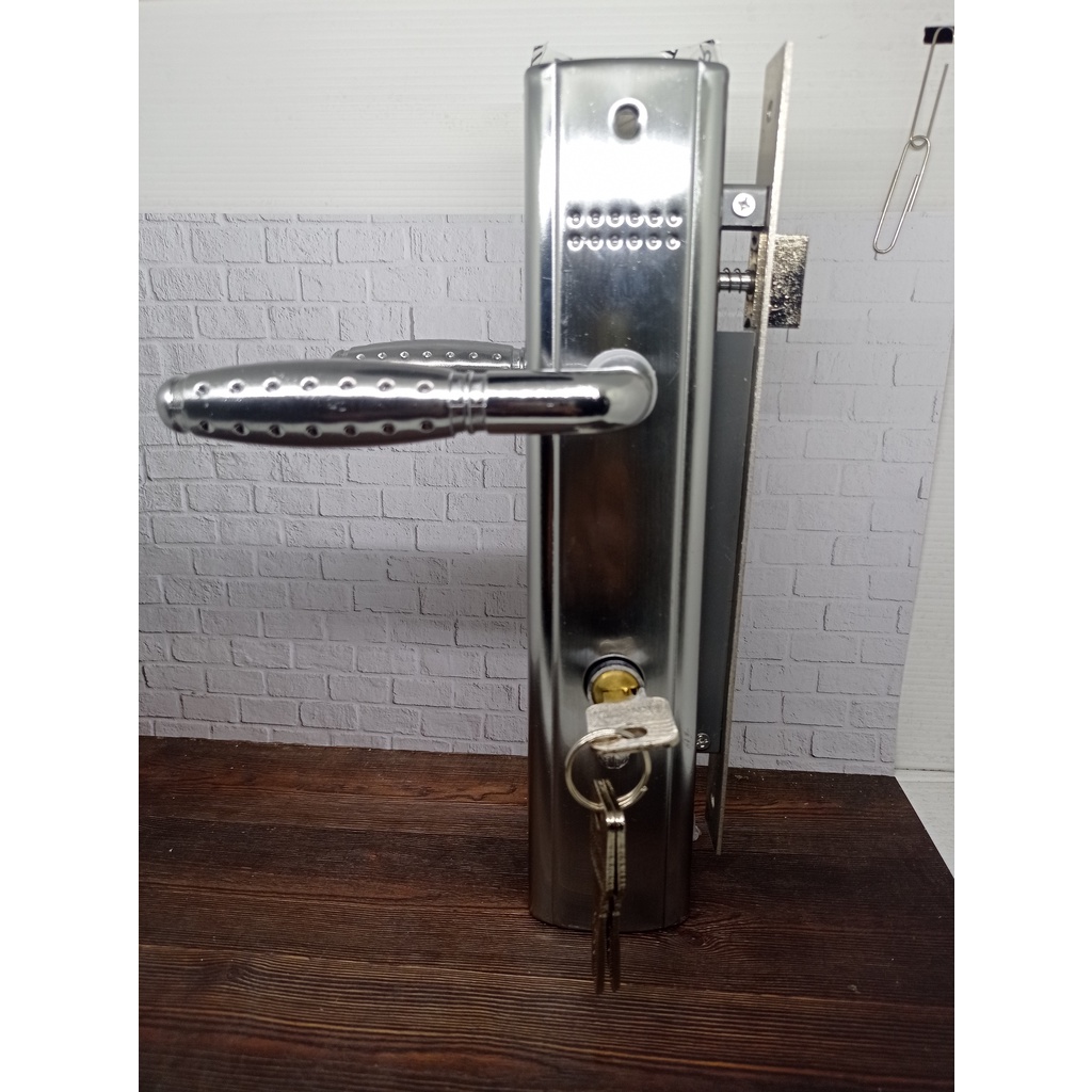 Jual Kunci Pintu/Selot Besar Arnetta model Gada Bintik Putih | Shopee ...