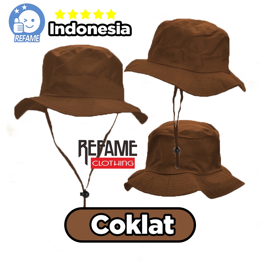Jual Topi Gunung Rimba Tali Hiking Hutan Camping Hat Tali Hitam Cream ...
