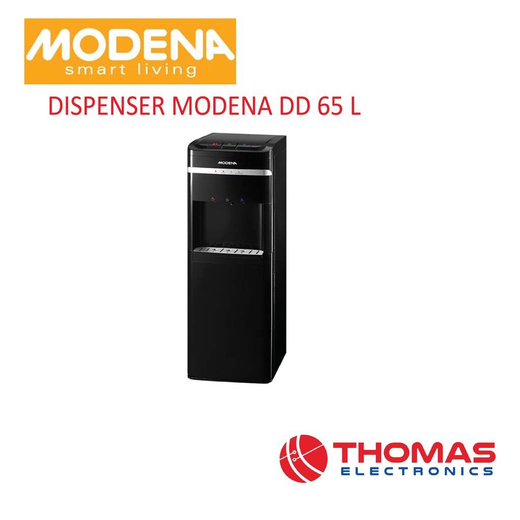 Jual Modena Water Dispenser DD 65 L Galon Bawah DD65L Hitam GARANSI ...