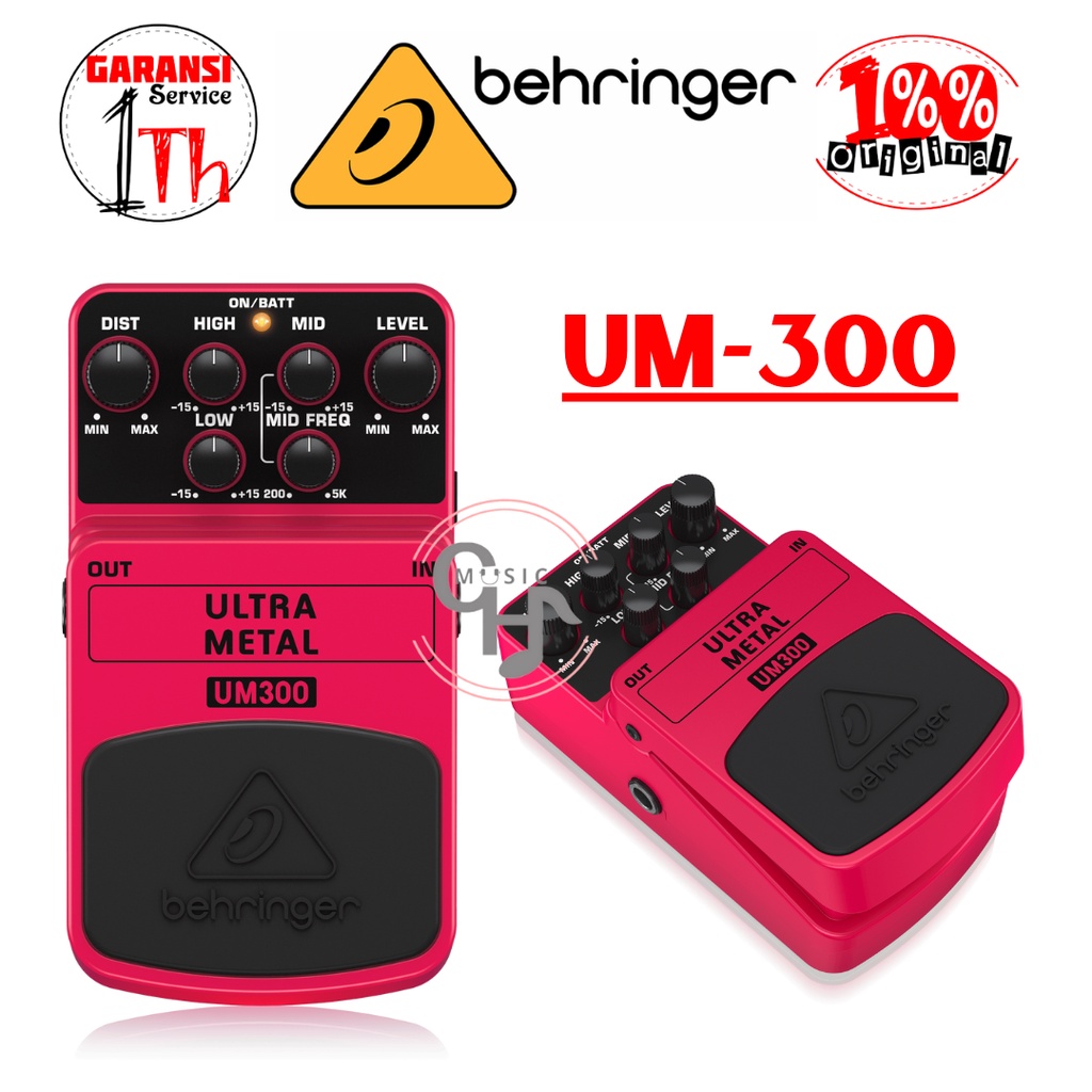 Jual Behringer UM300 Heavy Metal Distortion Effect Gitar | Shopee Indonesia