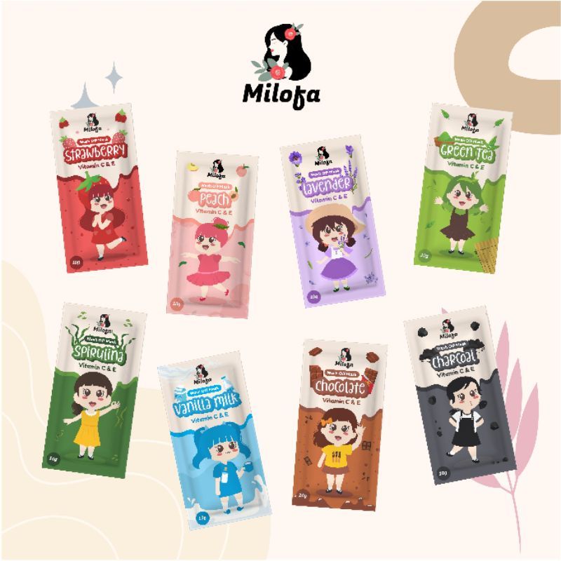 Jual WASH OF MASK BY MILOFA VIT C+ E (10gr) | Shopee Indonesia