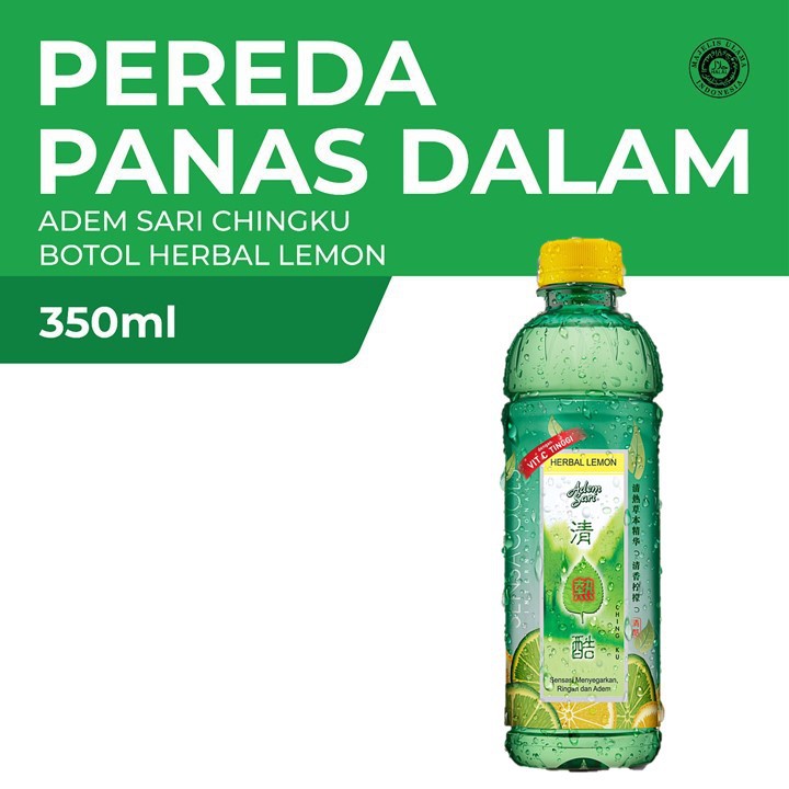 Jual Adem Sari Ching Ku Lemon Botol 350 ml | Shopee Indonesia