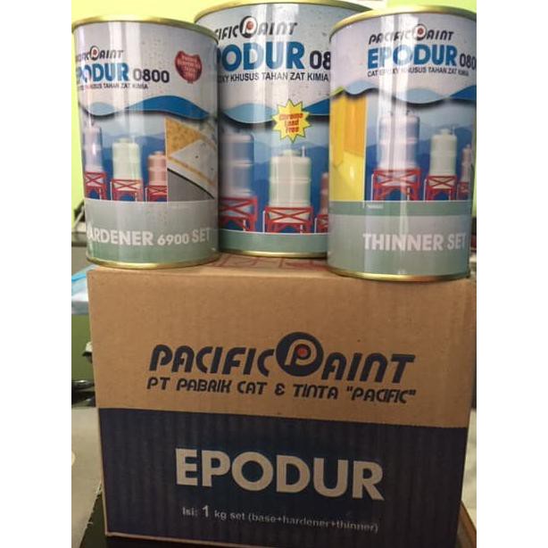 Jual CAT EPOXY EPODUR BY PACIFIC PAINT 1 KG | Shopee Indonesia