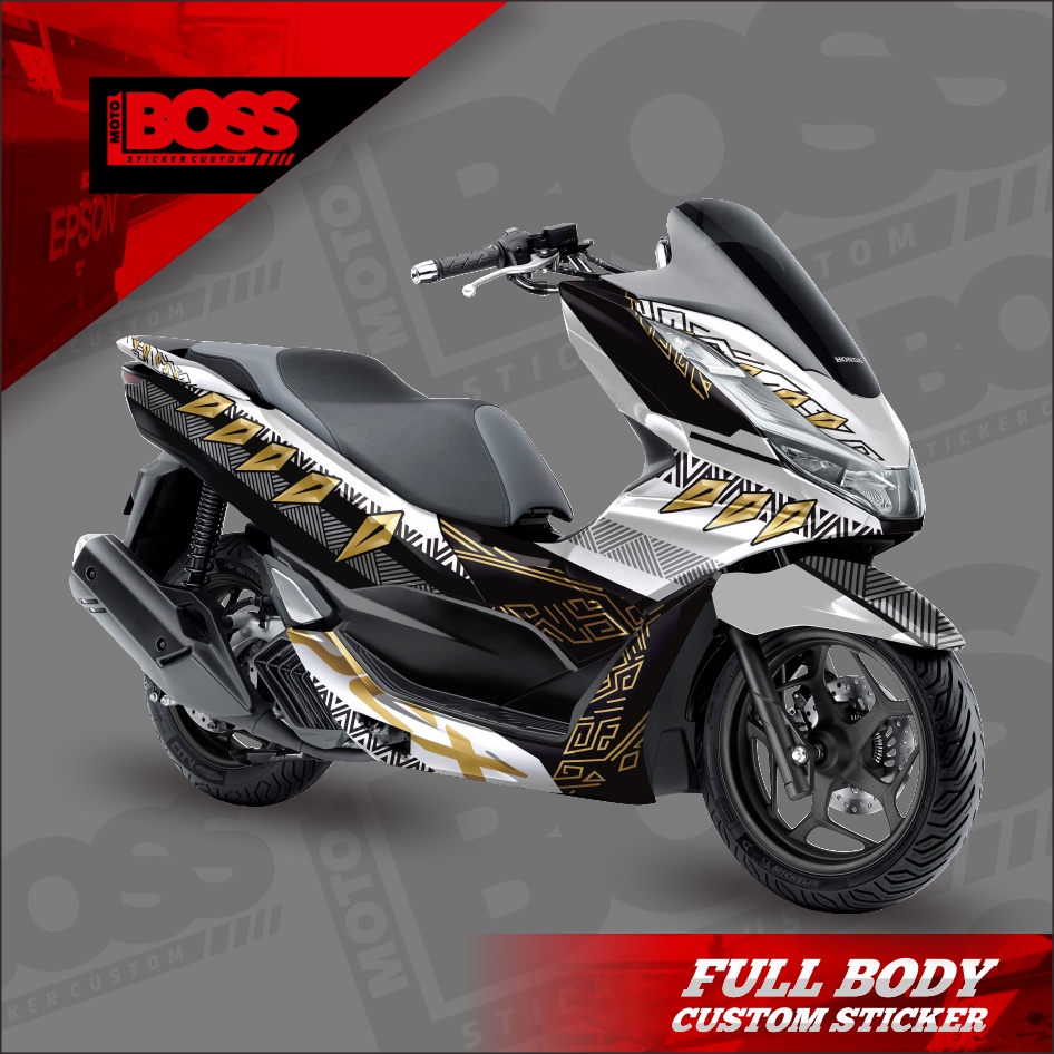 Jual Decal Sticker Stiker Honda PCX 160 Full Body Striping dekal stiker ...