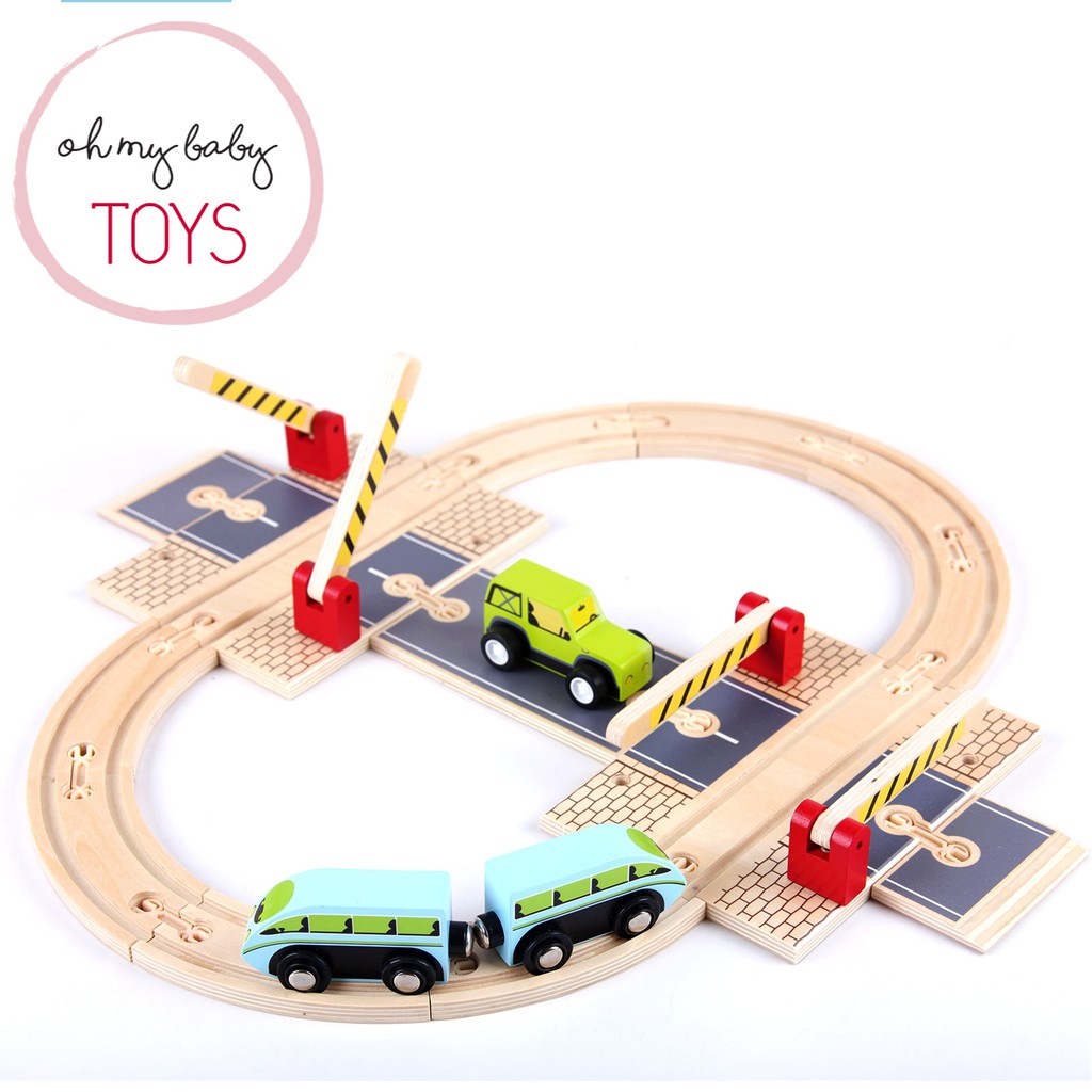 Jual Wooden Toys QPACK Road Junction – Mainan Kayu Persimpangan Jalan ...