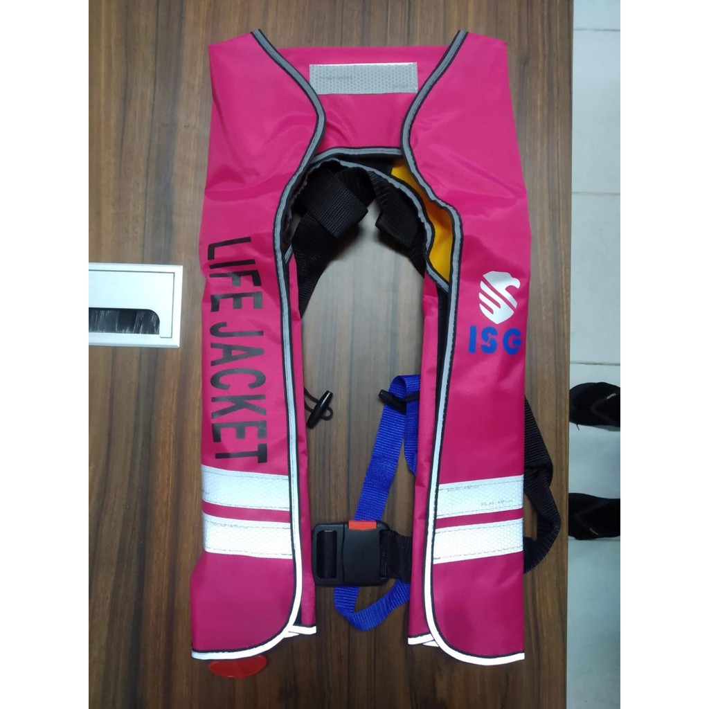 Jual INFLATABLE LIFE JACKET PELAMPUNG GAS CO2 AUTOMATIC ISG | Shopee ...
