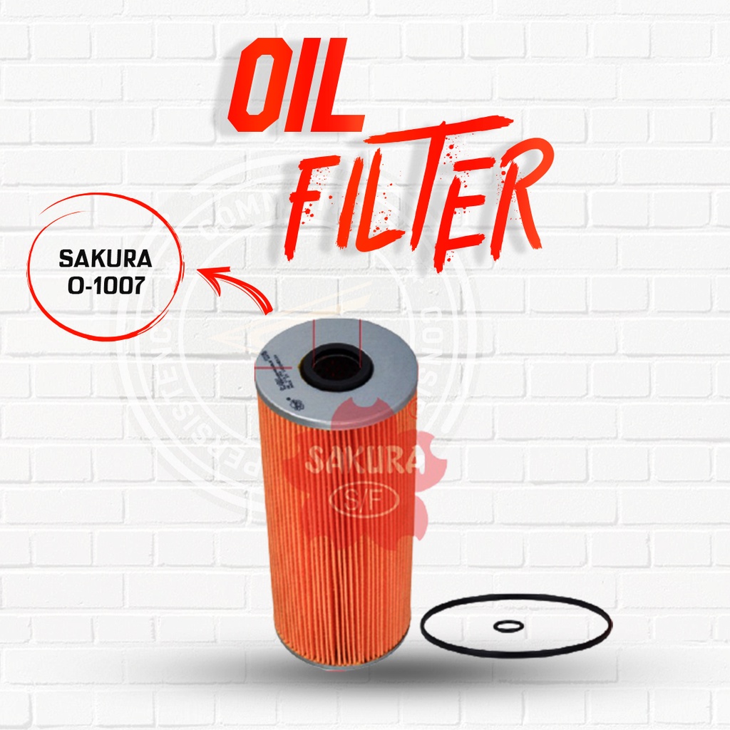 Jual Sakura Oil Filter O-1007/ O1007 / Sakura Filter Mitsubishi ...