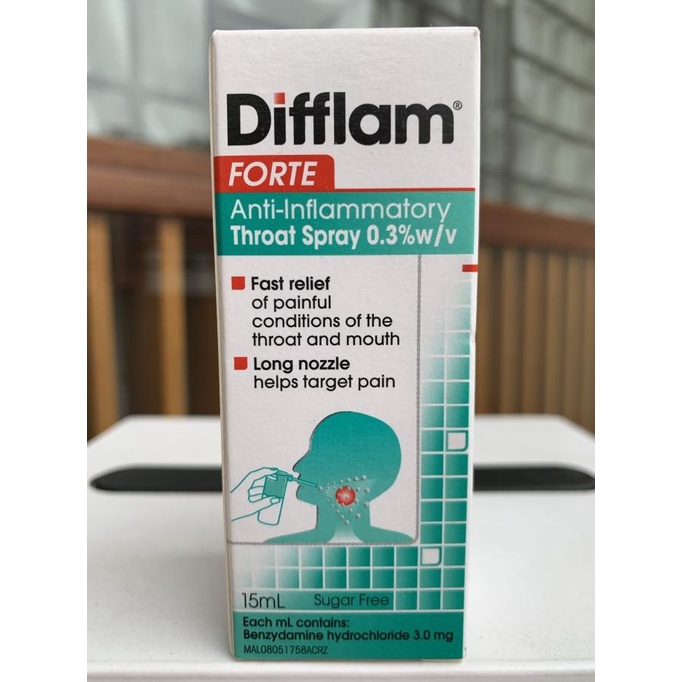 Jual Difflam Forte Anti Inflammatory Throat Spray (Untuk Sakit ...