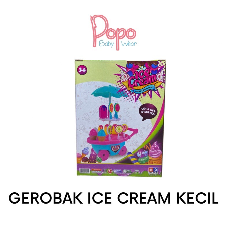 Jual Mainan Gerobak Es Krim/Ice Cream Kecil (Mini/FREE BUBBLEWRAP ...