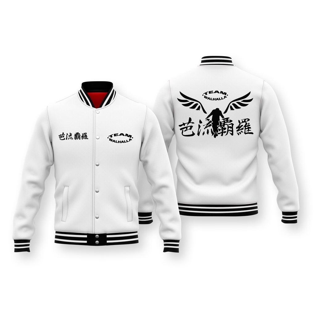 Jual VARSITY JAKET BOMBER VALHALLA TOKYO REVENGERS GANG VALHALLA ...