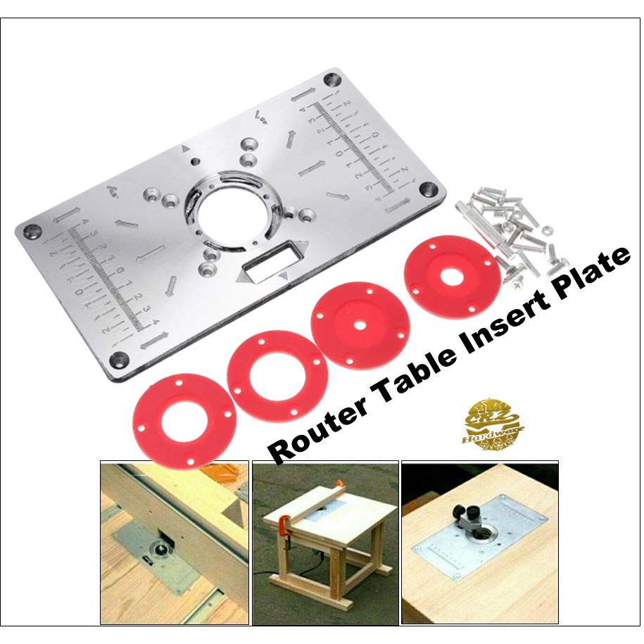 Jual Router Table Insert Plate Dudukan Mesin Profil Meja Router ...
