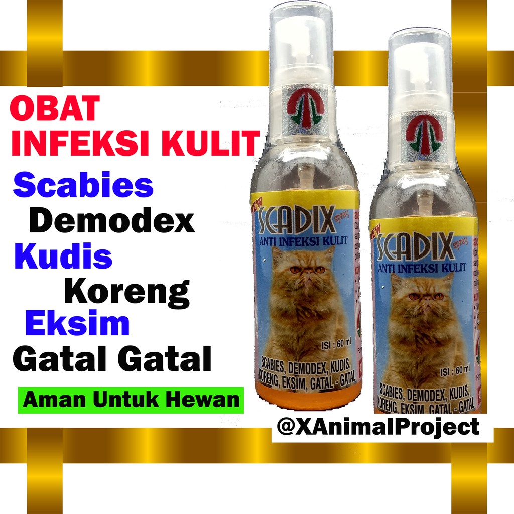 Jual SCADIX SPRAY - OBAT ANTI INFEKSI KULIT SCABIES DEMODEX KUDIS ...