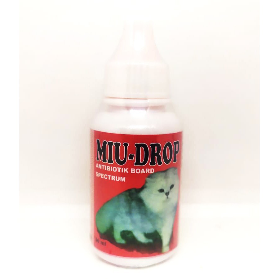 Jual Miu Drop Obat Antibiotik Terbaik 30 ml Kucing dan Anjing | Shopee ...