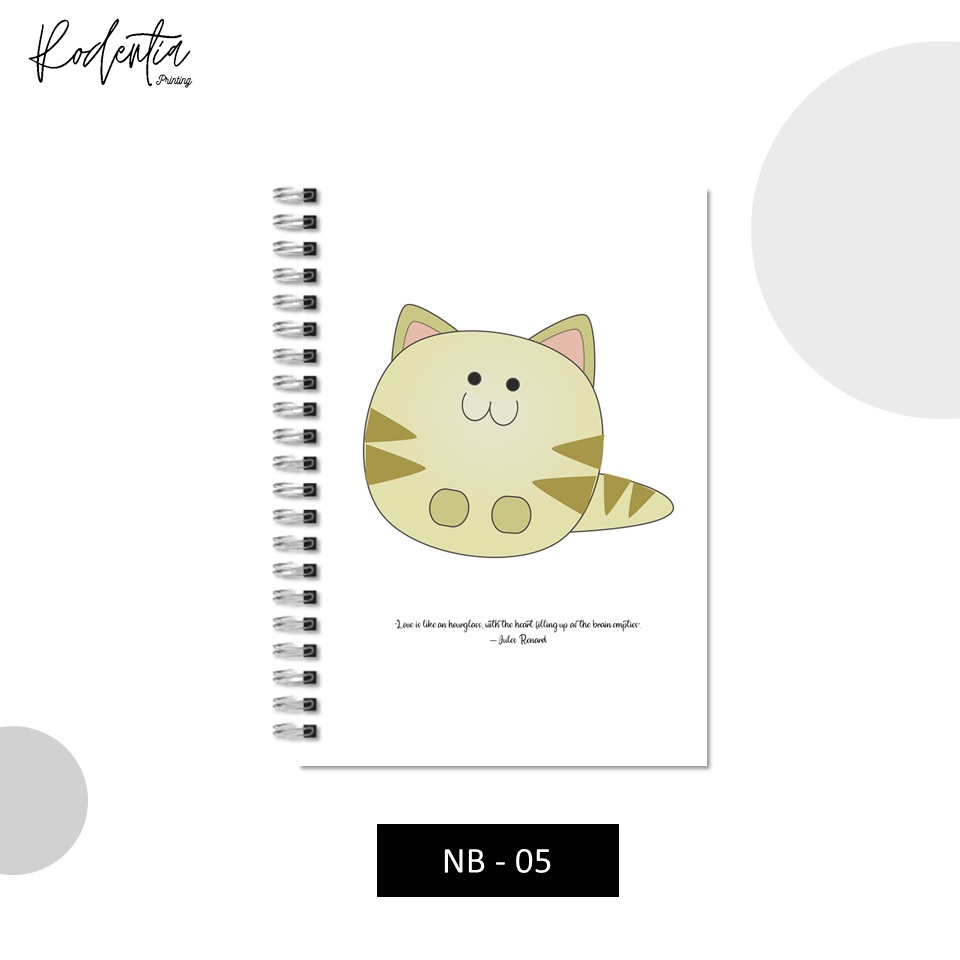 Jual Buku Catatan Note Books Isi 50 100 Lembar Polos Jilid Spiral ...