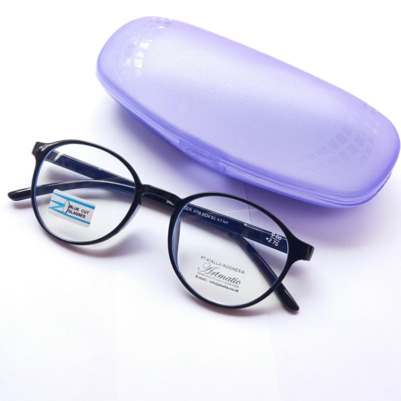 Jual Kacamata Minus cat eye / Kacamata Rabun Jauh Lensa Anti Blue ...