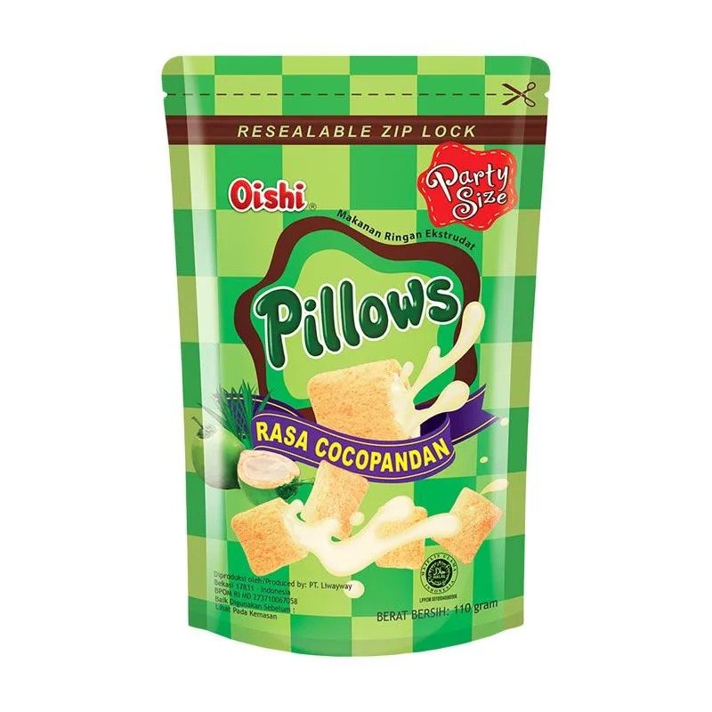 Jual Oishi Pillows Party 100 gr - cemilan snack | Shopee Indonesia