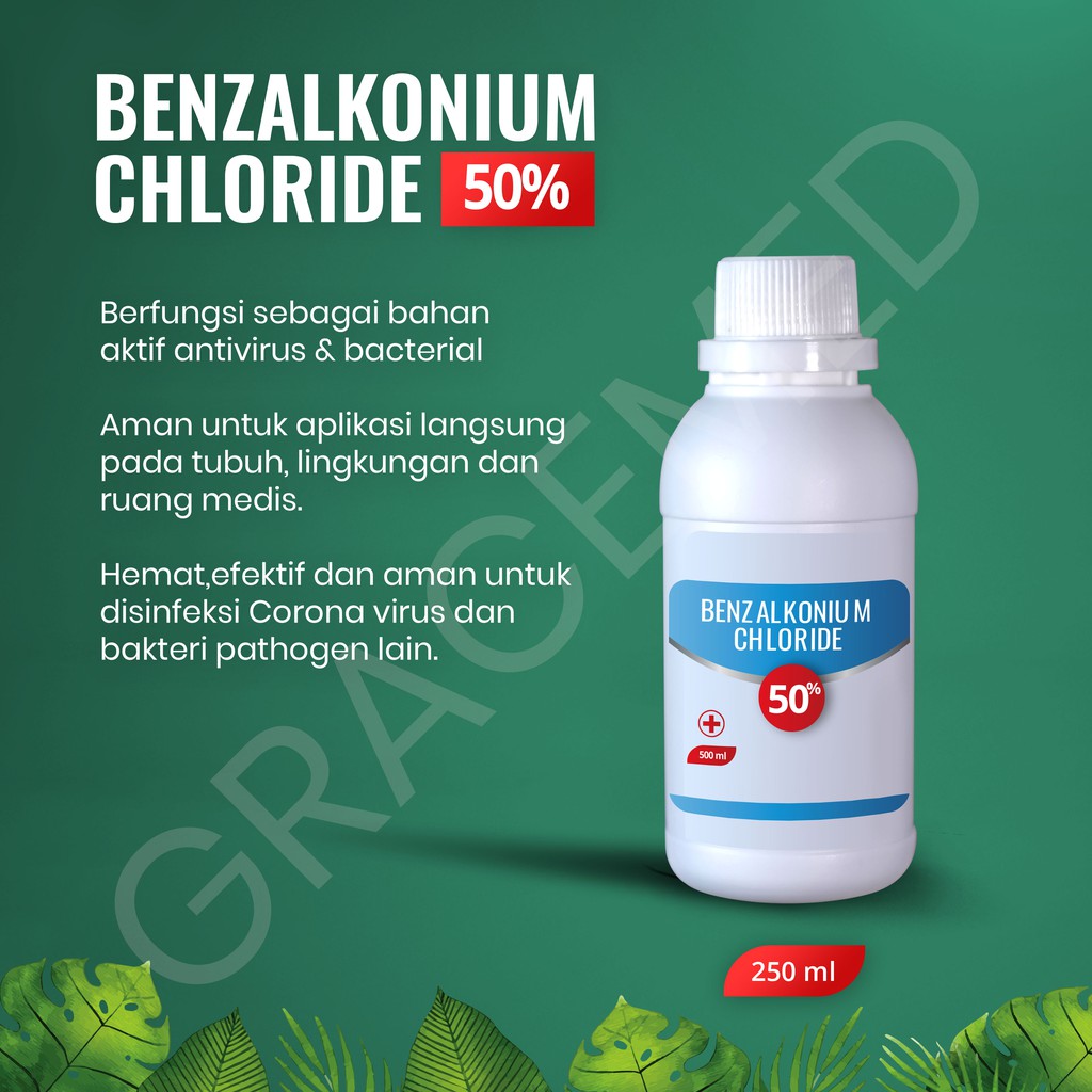 Jual BKC Benzalkonium Chloride Concentrate AntiVirus Corona & Bacterial ...
