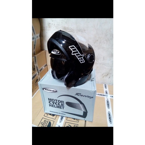 Jual Helm MDS Prorider Glossy Solid Pro Rider Modular Fullface Visor ...