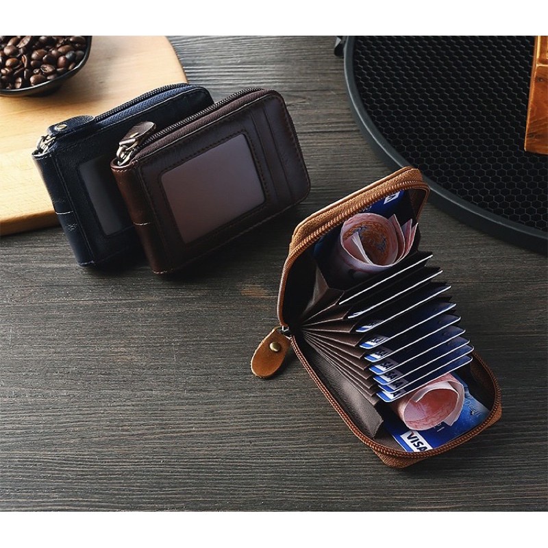 Jual Dompet Kartu Kulit Asli Card Wallet TP 8291 | Shopee Indonesia