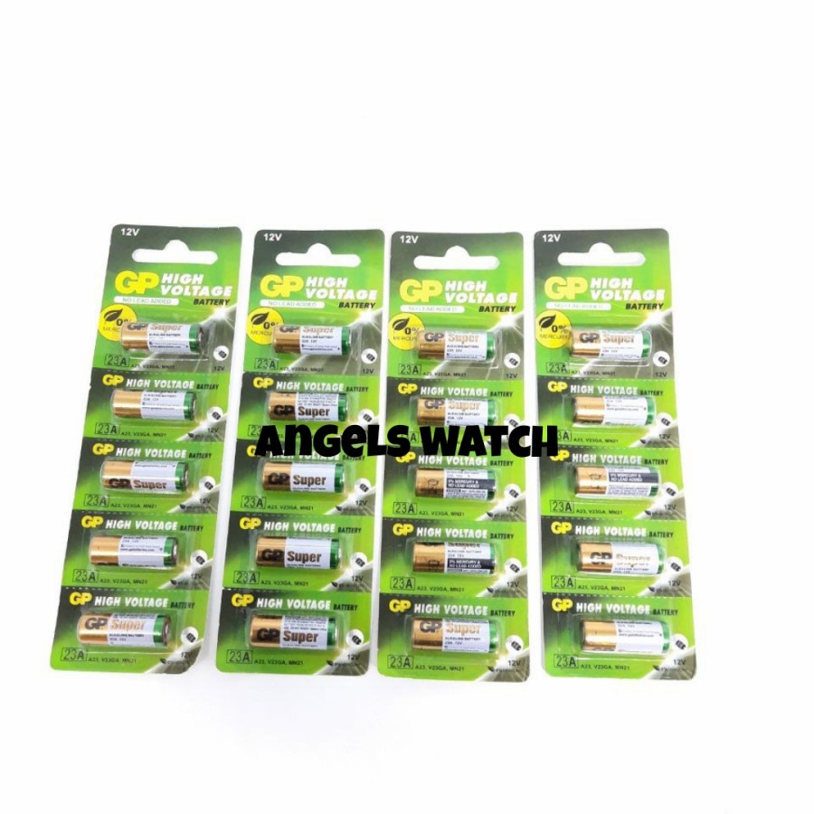 Jual baterai gp super alkaline 23a 27a 12v GP 23A 12 Volt | Shopee Indonesia