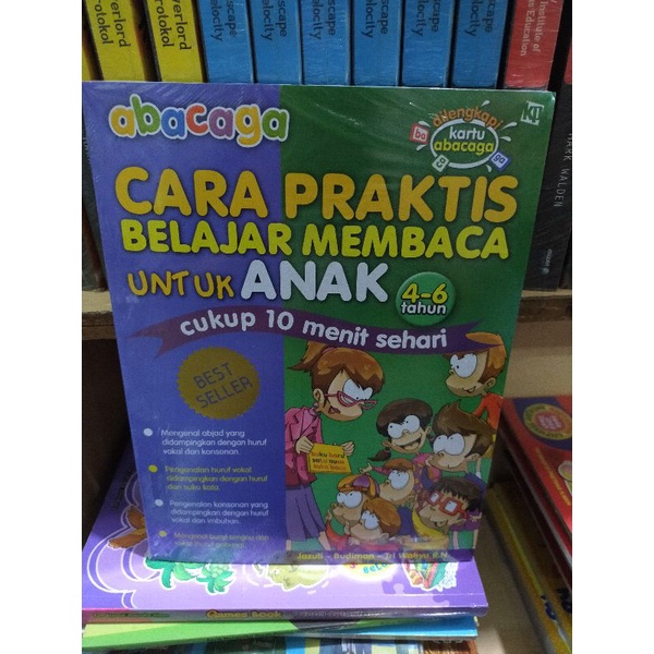 Jual original buku abacaga cara praktis belajar membaca untuk anak ...