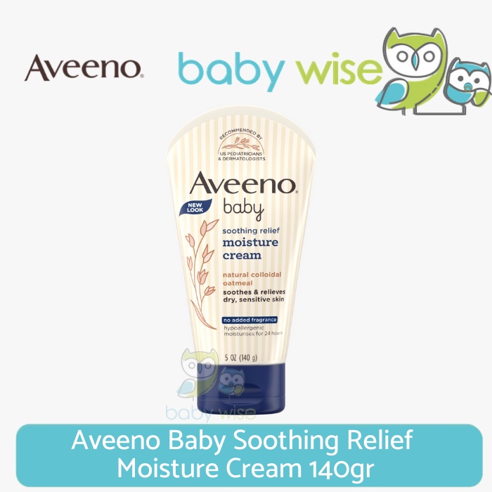 Jual Aveeno Baby Soothing Relief Moisture Cream 140gr - Lotion Pelembab Kulit Kering dan ...