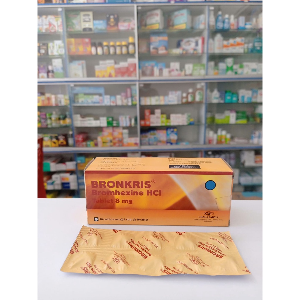 Jual Bronkris Tablet 𝟏 𝐒𝐓𝐑𝐈𝐏 𝐈𝐒𝐈 𝟏𝟎 𝐓𝐀𝐁𝐋𝐄𝐓 - Obat Batuk Berdahak ...