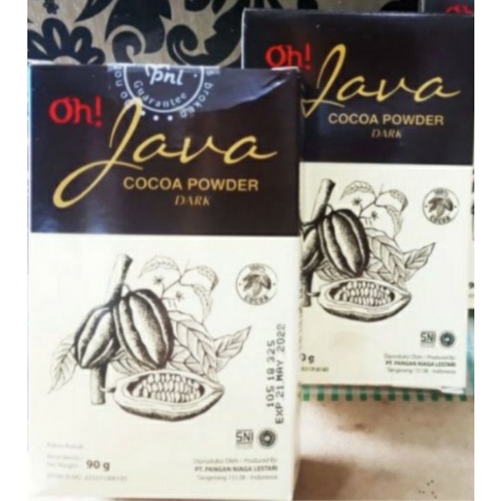 Jual Oh Java Dark Chocolate Powder 90gr Bubuk Coklat Cocoa Bukan Mawar ...