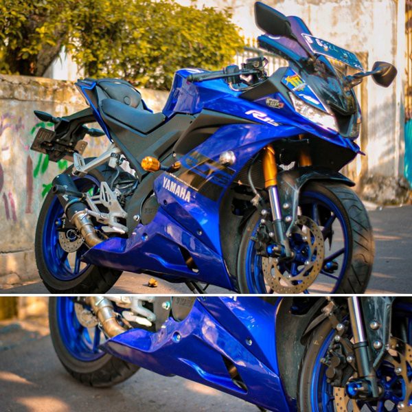 Jual MODIFIKASI YAMAHA UNDERCOWL YAMAHA R15V3 MODEL R1 UNDERCOWL R1 ...