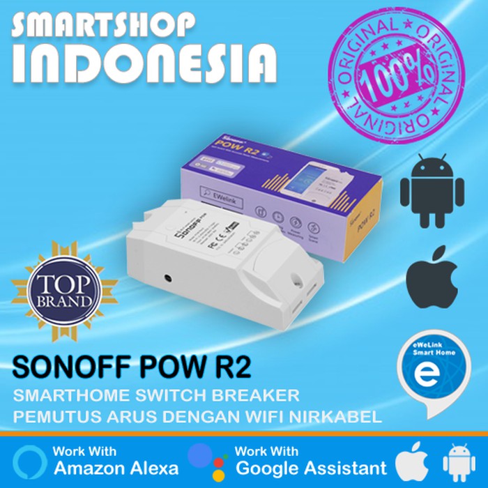 Jual SONOFF POW R2 smart relay | Shopee Indonesia