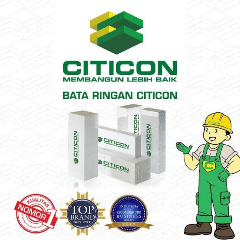 Jual Promo Hebel/Bata Ringan Citicon Original, FREE Perekat 6Sak ...