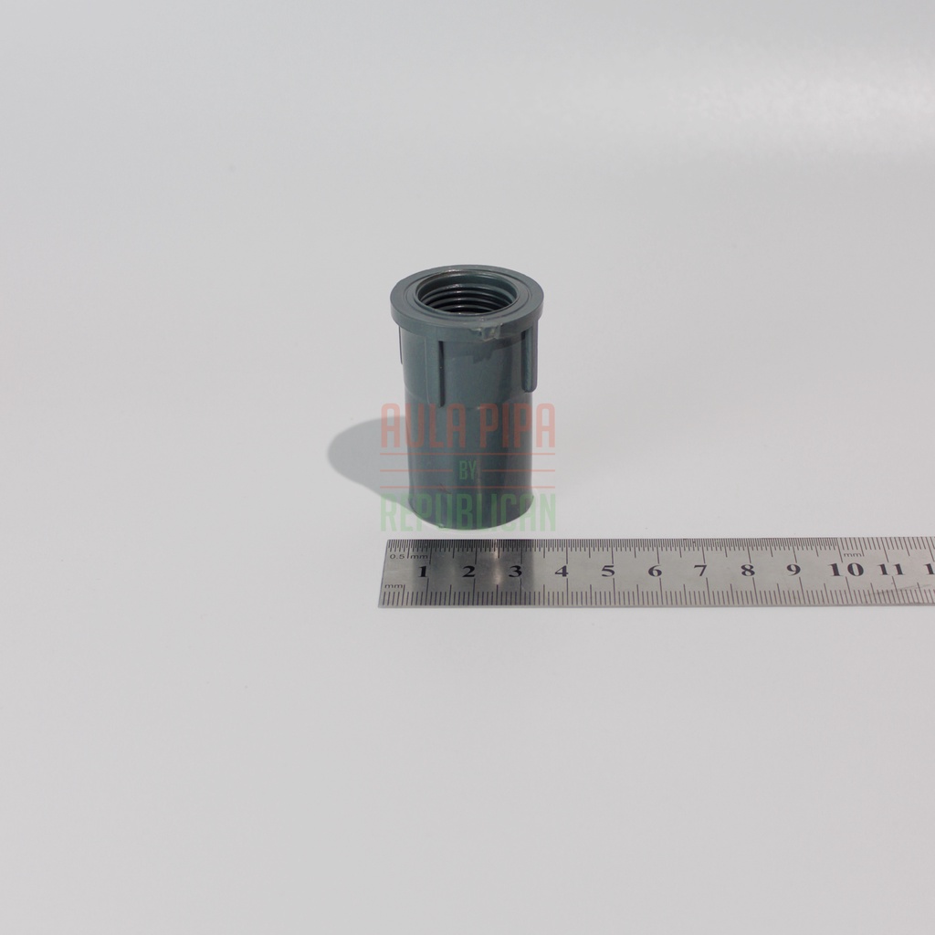 Jual SDD 1/2 FITTING PIPA PVC "GREST" | SOCKET / SOK DRAT DALAM ...
