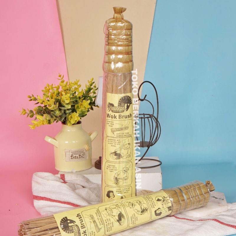 Jual Sapu Kuali / Sapu Wajan TOTOGIYO / Wok Brush | Shopee Indonesia