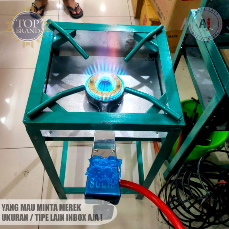 Jual kompor api besar high pressure 5b auto plus kaki 40x70 cm tebal ...
