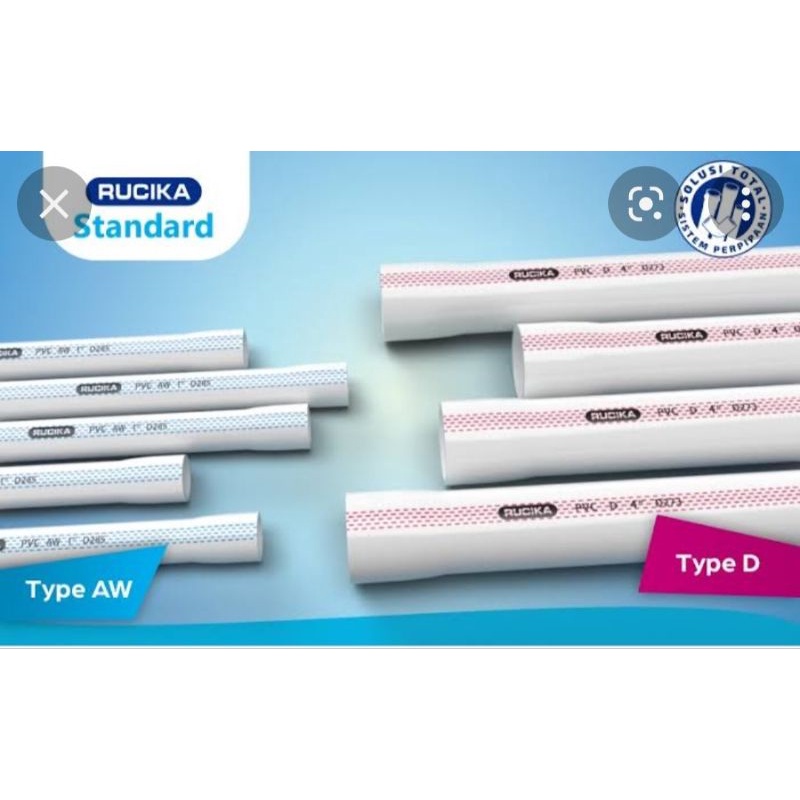 Jual pipa pvc rucika wafin D original (2 1/2" 3" 4" 5" 6:) | Shopee ...