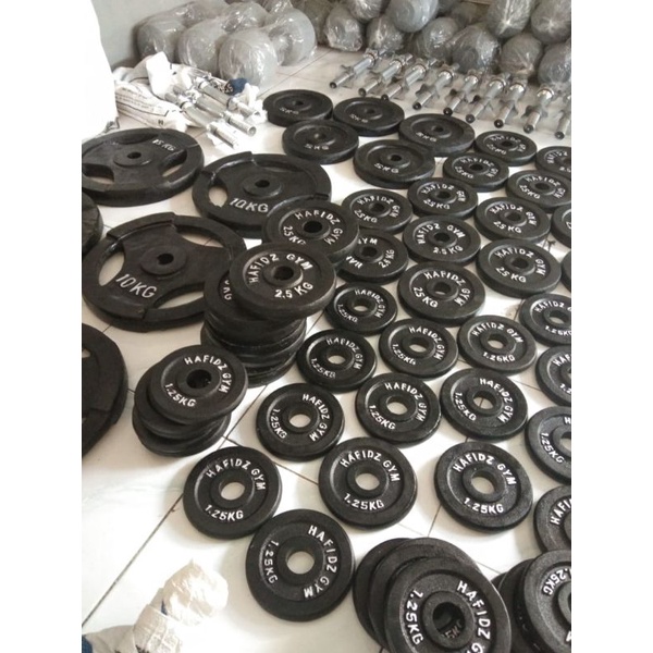 Jual Plate Beban 5kg Bahan Besi Untuk Fitness Murah | Shopee Indonesia