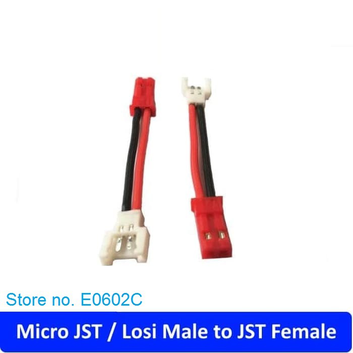 Jual Konektor Connector Jst Male To Jst Losi Female Konverter Baterai Lipo Syma Eachine Kingkong