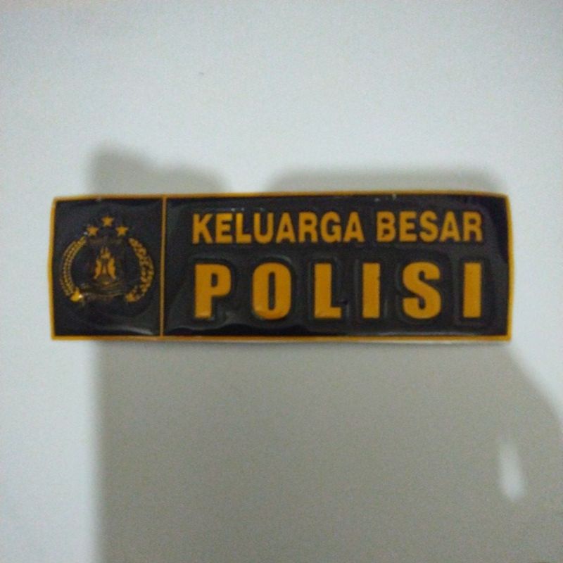 Jual Stiker keluarga besar polisi / Stiker embos polisi | Shopee Indonesia