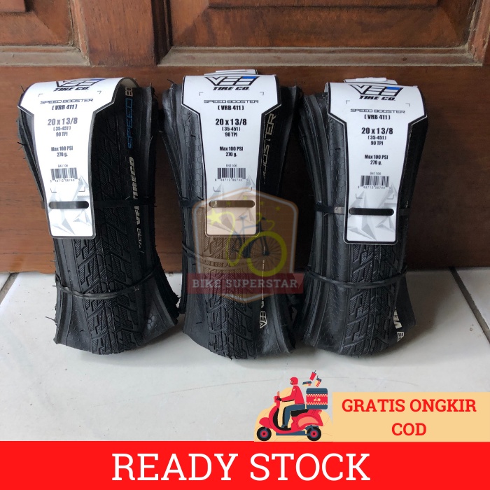 Jual Ban Luar Sepeda Vee Tire Speedster Booster Compound 20 x 1 3/8 (35-451) Kevlar | Shopee ...