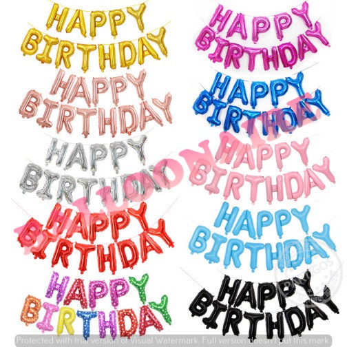 Jual BALON SET HAPPY BIRTHDAY | Shopee Indonesia