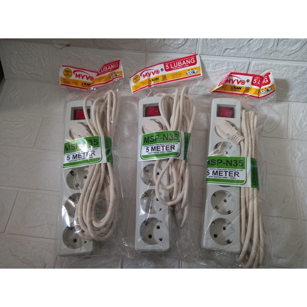 Jual COLOKAN LAMPU 5 LUBANG 5 METER | Shopee Indonesia