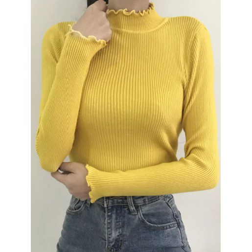 Jual DAISY CURLY INNER ATASAN RAJUT WANITA BLOUSE RAJUT DALAMAN WANITA ...