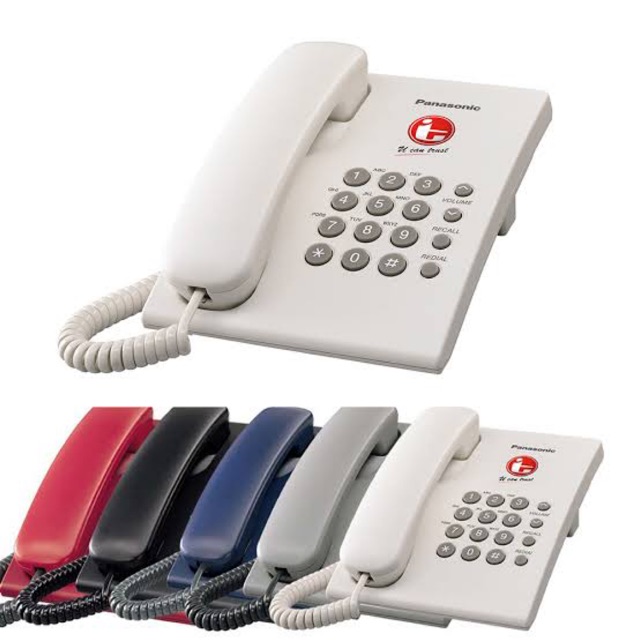 Jual Telephone Kabel Panasonic KX-TS505MX Single Line | Shopee Indonesia