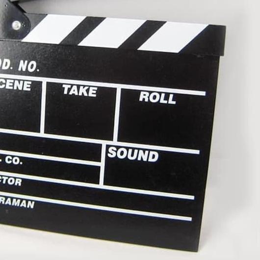 Jual Clapper Board Classic Cutting Film Action Cut Papan Shooting Movie ...