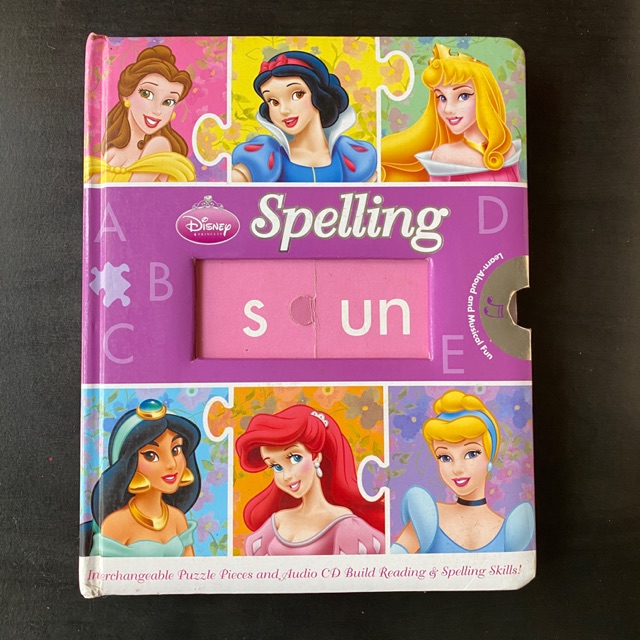 Jual Disney Princess Spelling Fun (Puzzle Book) | Shopee Indonesia